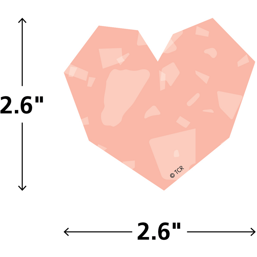 Terrazzo Tones Hearts Mini Accents - TCR7220 | Teacher Created Resources Terrazzo Tones Hearts Mini Accents - TCR7220 | Teacher Created Resources