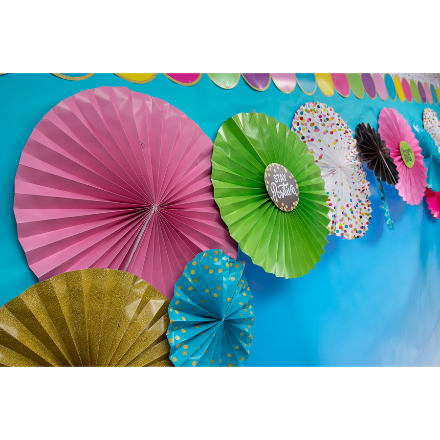 Confetti Hanging Paper Fans - TCR77107 | Teacher Created Resources