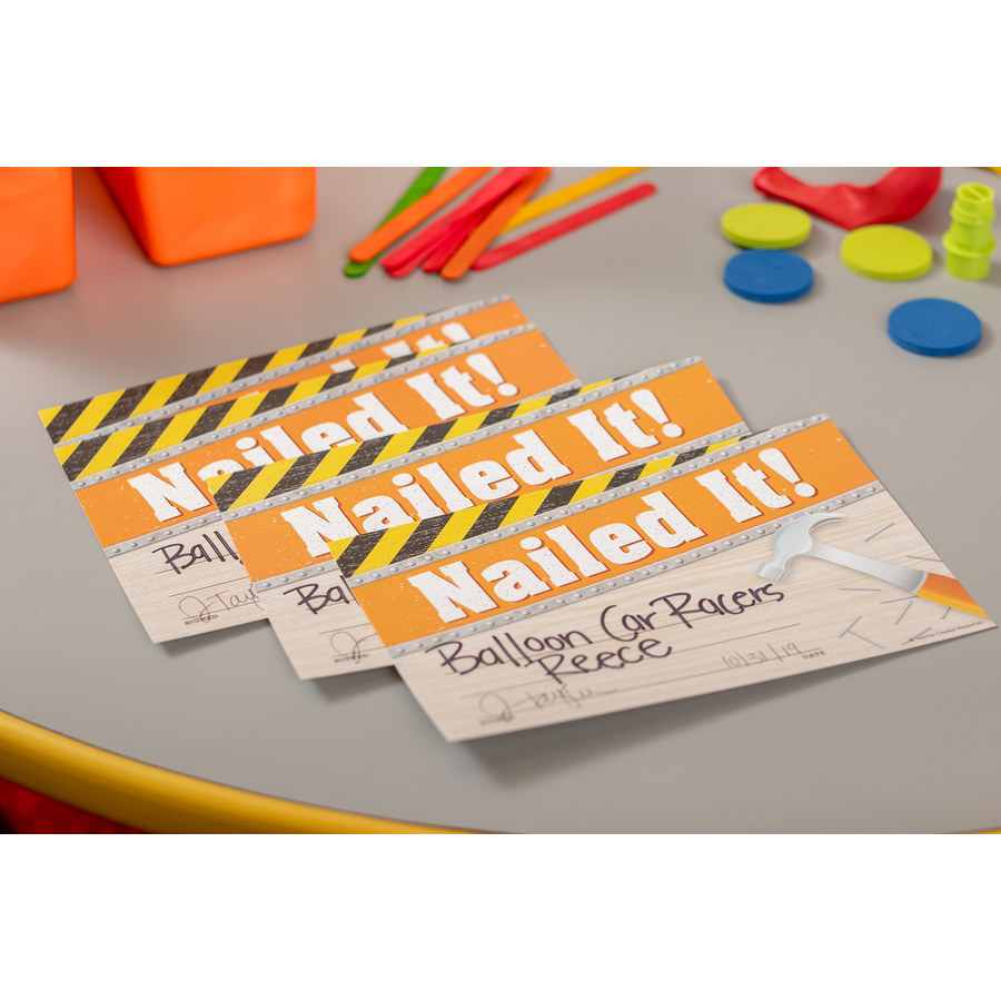 Under Construction Nailed It Awards - TCR8140 | Teacher Created Resources