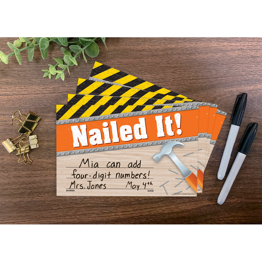 Under Construction Nailed It Awards - TCR8140 | Teacher Created Resources