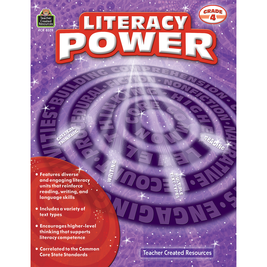 Literacy Power Grade 4 - TCR8378 | Teacher Created Resources
