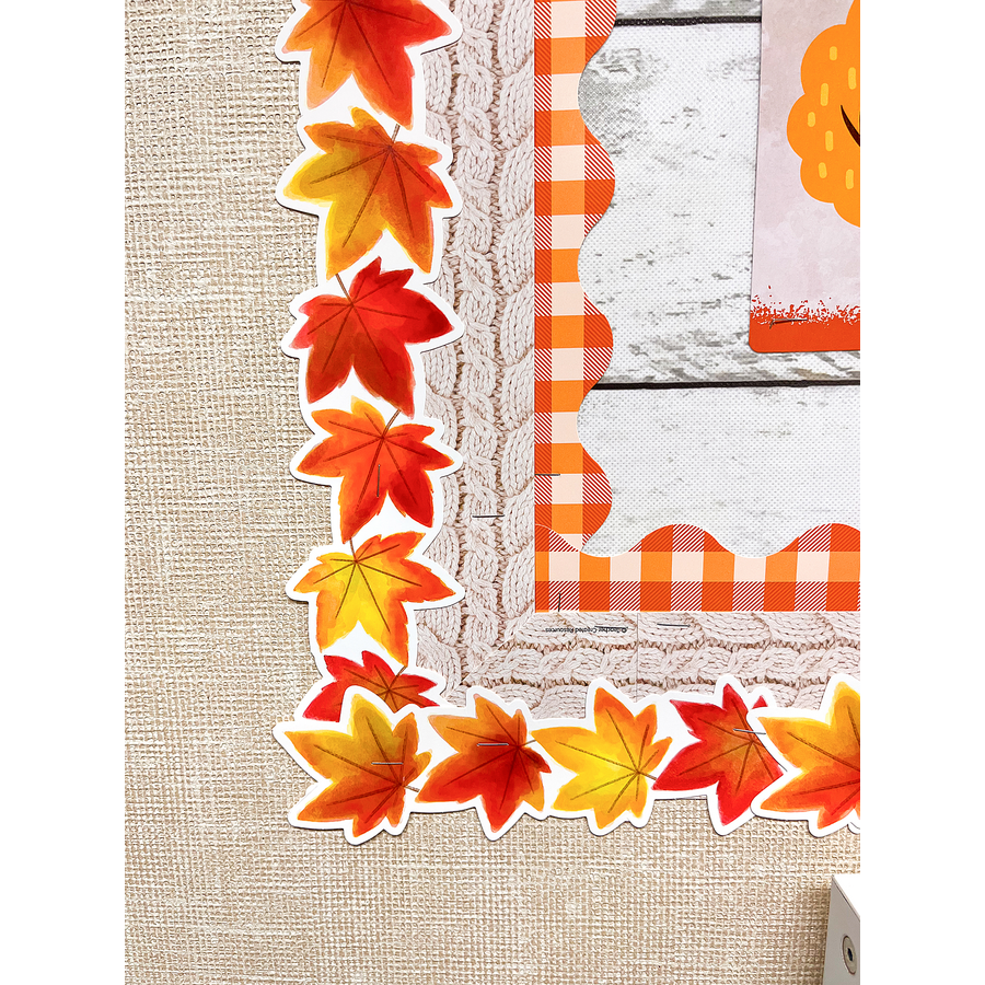 Fall Leaves Die-Cut Border Trim - TCR8579 | Teacher Created Resources