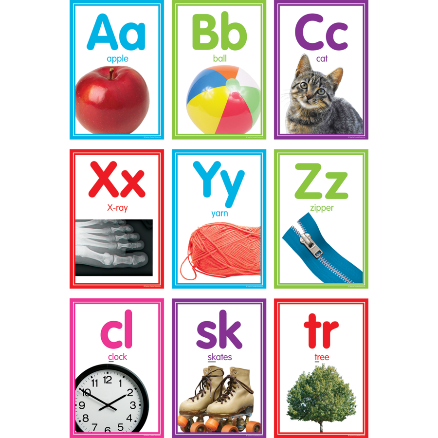 Colorful Photo Alphabet Cards Bulletin Board - TCR8798 | Teacher ...