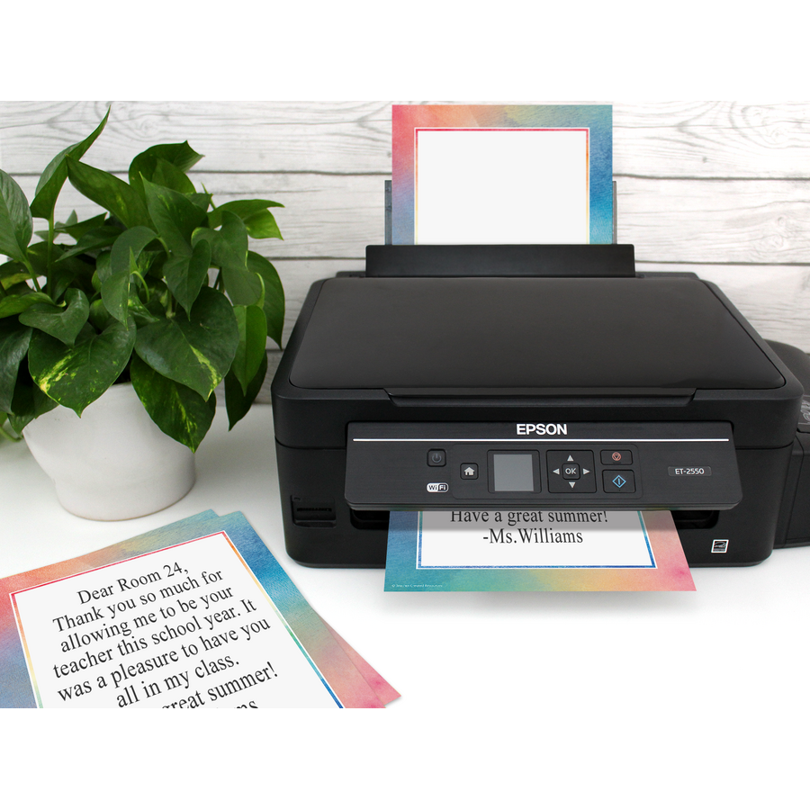 Watercolor Computer Paper - TCR8967 | Teacher Created Resources