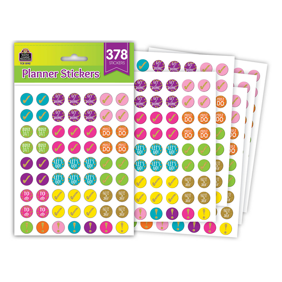 Confetti Planner Mini Stickers - TCR8192 | Teacher Created Resources