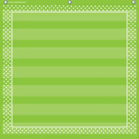 Lime Polka Dots 7 Pocket Chart - TCR20741 | Teacher Created Resources