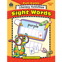Full-Color Literacy Activities: Sight Words - TCR3174 | Teacher Created ...