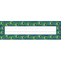 Peacock Name Plates (flat) - TCR5403 | Teacher Created Resources