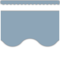 Cottage Blue Scalloped Border Trim - TCR6798 | Teacher Created Resources