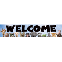 Go Wild Animals Welcome Banner - TCR6836 | Teacher Created Resources