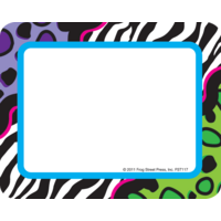 Colorful Leopard Name Tags/Labels - TCR70117 | Teacher Created Resources