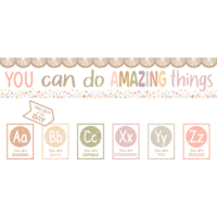 Terrazzo Tones Alphabet Affirmations Bulletin Board - TCR7202 | Teacher ...