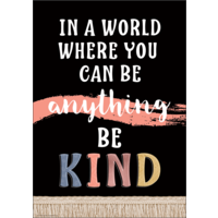 Wonderfully Wild Be Kind Positive Poster - TCR7399 | Teacher Created Resources