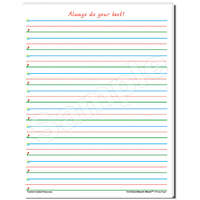 Smart Start 1-2 Writing Paper: 40 Sheet Tablet - TCR76530 | Teacher ...