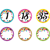 Confetti Numbers Magnetic Accents - TCR77007 | Teacher Created Resources