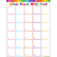 Colorful What Stuck With You? Chart - TCR7734 | Teacher Created Resources