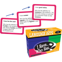 I Have, Who Has Language Arts Game Grade 5-6 - TCR7832 | Teacher ...