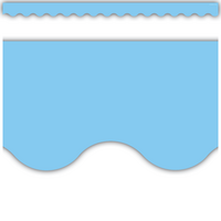 Light Blue Scalloped Border Trim - TCR8776 | Teacher Created Resources