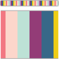 Oh Happy Day Stripes Straight Border Trim - TCR9088 | Teacher Created ...
