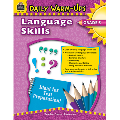 Daily Warm-Ups: Language Skills Grade 5 - TCR3995 | Teacher Created ...