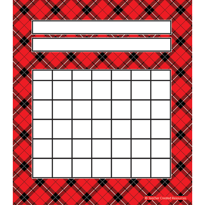 Red Plaid Incentive Charts - TCR5696 | Teacher Created Resources