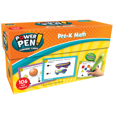 Power Pen Learning Cards: Math PreK - TCR6009 | Teacher Created Resources