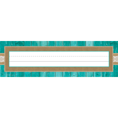 Shabby Chic Flat Name Plates - TCR77194 | Teacher Created Resources