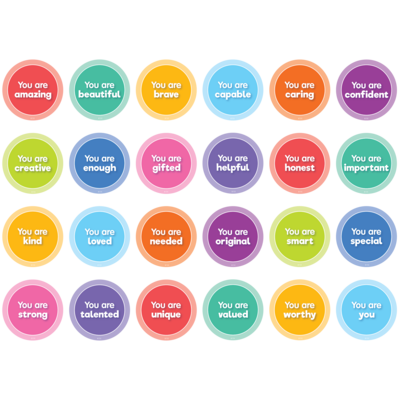 Colorful Magnetic Positive Affirmations - TCR77592 | Teacher Created ...