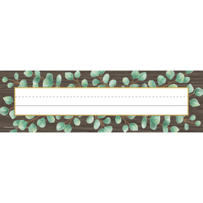 Eucalyptus Flat Name Plates - TCR8691 | Teacher Created Resources