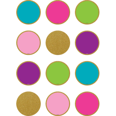 Confetti Colorful Circles Mini Accents - TCR8891 | Teacher Created ...