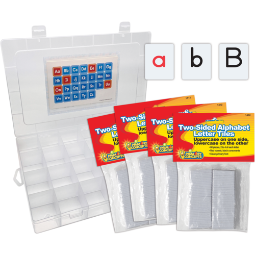 Two-Sided Alphabet Letter Tiles (4-pack) - TCR1413 | Teacher Created ...