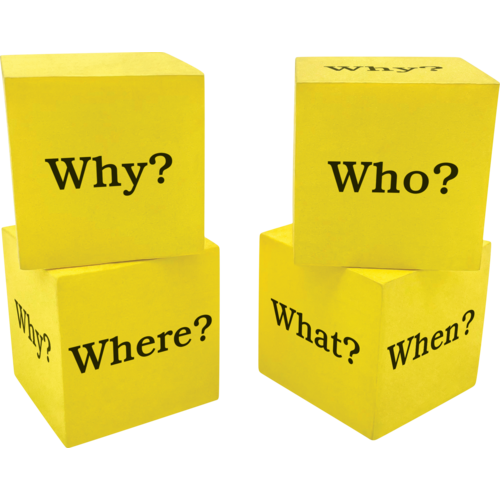 Foam Question Cubes - TCR20614 | Teacher Created Resources