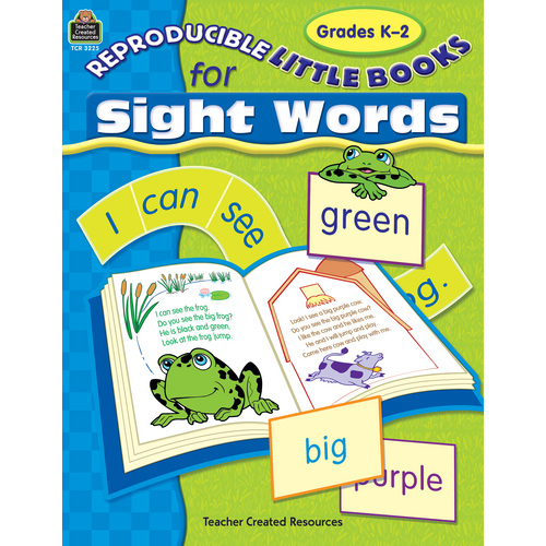 Reproducible Little Books for Sight Words - TCR3225 | Teacher Created ...