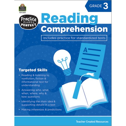 Practice Makes Perfect: Reading Comprehension Grade 3 - TCR3333 ...