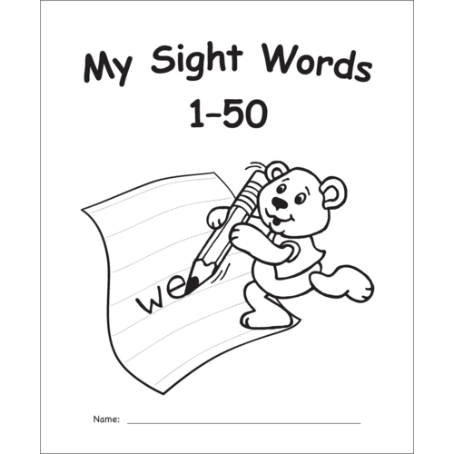 My Own Sight Words 1–50 - TCR60002 | Teacher Created Resources