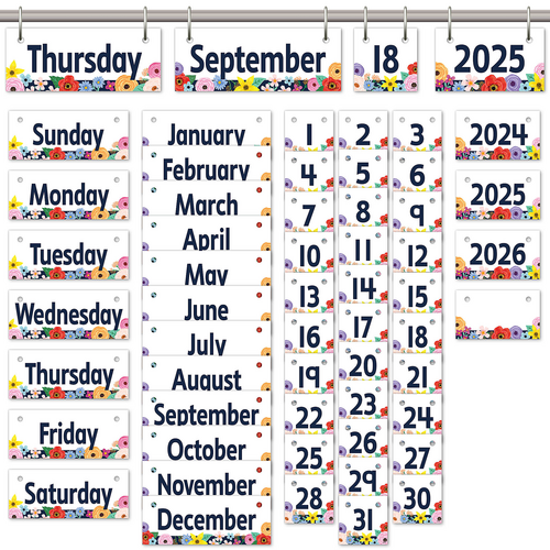 Wildflowers Flip Calendar - TCR6812 | Teacher Created Resources