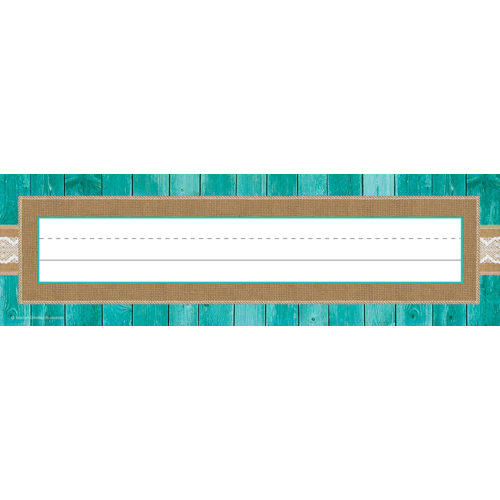 Shabby Chic Flat Name Plates - TCR77194 | Teacher Created Resources