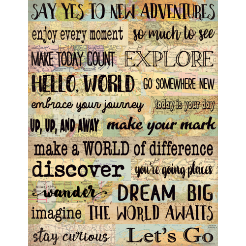 Travel the Map New Adventures Chart - TCR7965 | Teacher Created Resources