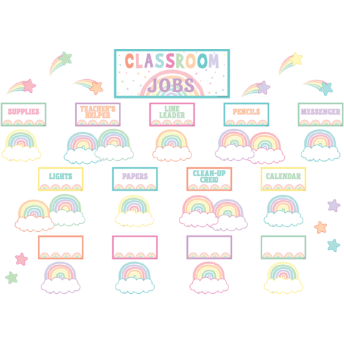 Pastel Pop Classroom Jobs Mini Bulletin Board - TCR8416 | Teacher ...