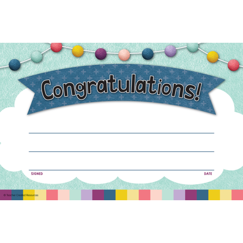 Oh Happy Day Congratulations Awards - TCR9041 | Teacher Created Resources