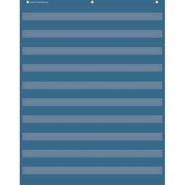 Slate Blue 10 Pocket Chart - TCR20104 | Teacher Created Resources