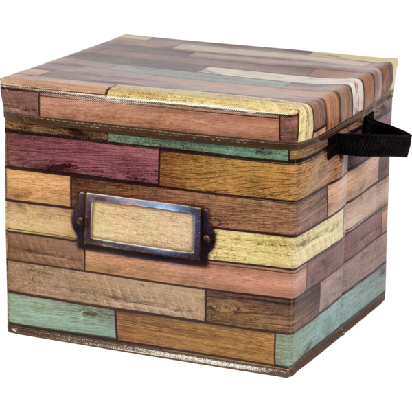 Reclaimed Wood Storage Box - TCR20915 | Teacher Created Resources