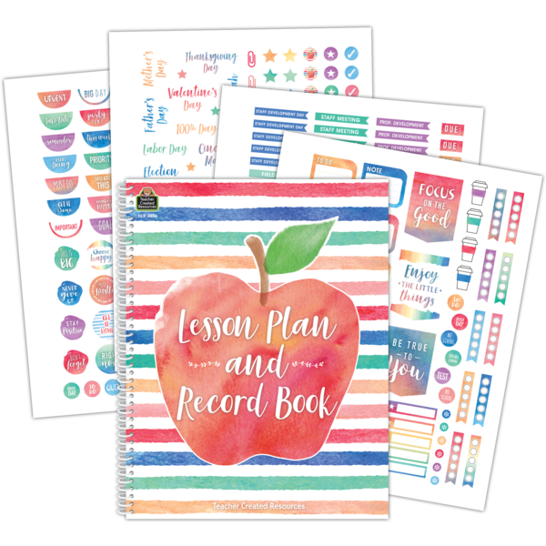 Watercolor Lesson Plan and Record Book - TCR3586 | Teacher Created ...