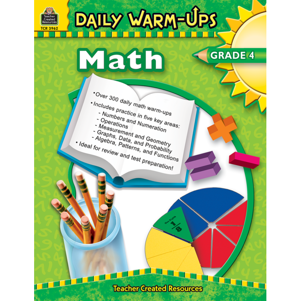 Daily Warm-Ups: Math, Grade 4 - TCR3962 | Teacher Created Resources