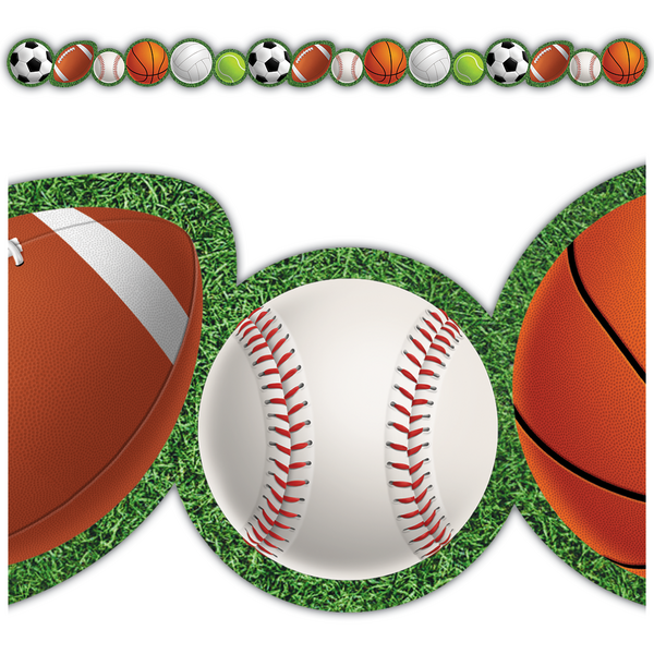 Sports Die-Cut Border Trim - TCR5596 | Teacher Created Resources