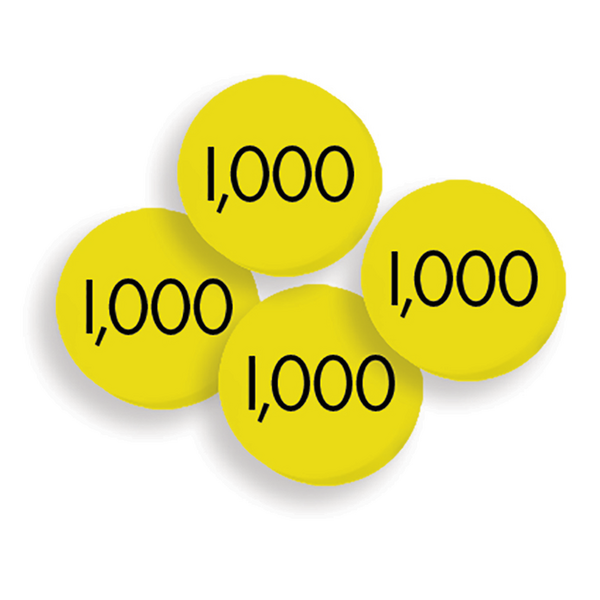 Sensational Math 100 Thousands Place Value Discs Set - TCR626653 ...
