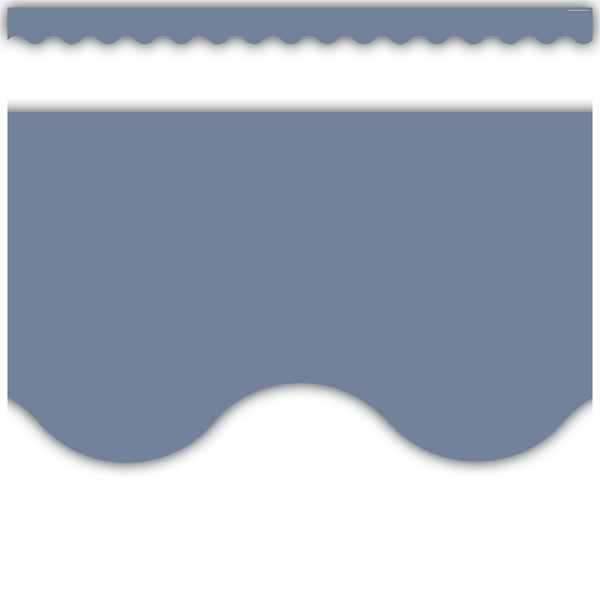 Aegean Blue Scalloped Border Trim - TCR6685 | Teacher Created Resources