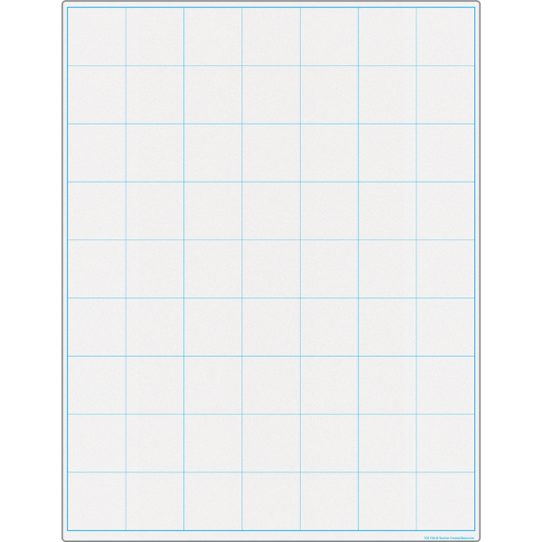 Graphing Grid Large Squares Write-On/Wipe-Off Chart - TCR7116 | Teacher ...
