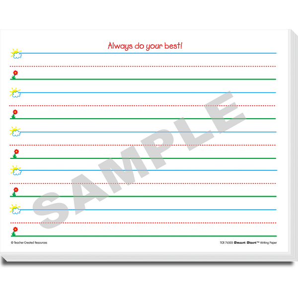 Smart Start K-1 Writing Paper: 360 Sheets - TCR76503 | Teacher Created ...