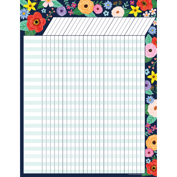 Wildflowers Incentive Chart - TCR7915 | Teacher Created Resources